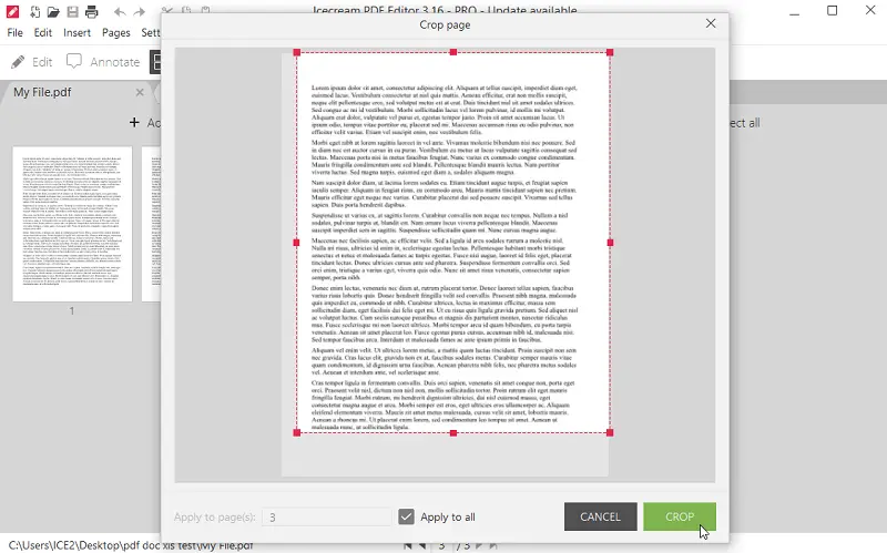 Cómo recortar un PDF gratis en 2025 - Icecream Apps